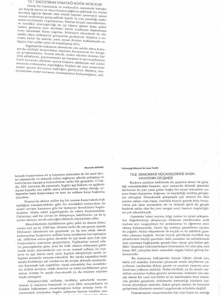 Endüstri Nin Yarattığı Büyük Meseleler | PDF