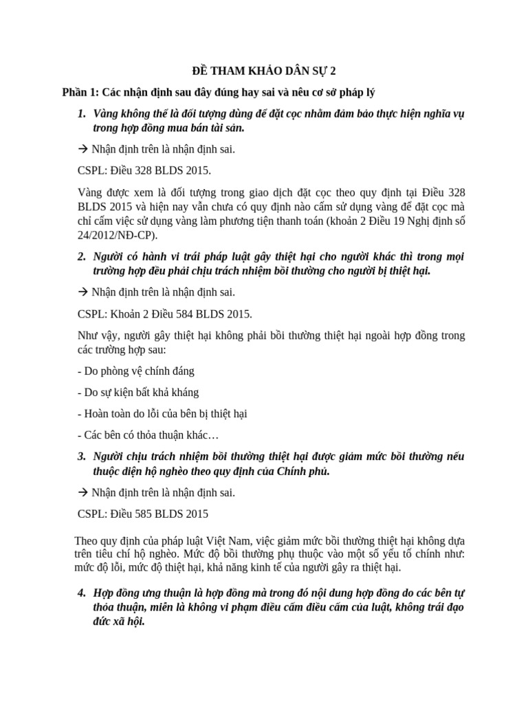 Đề tham khảo DS2 | PDF