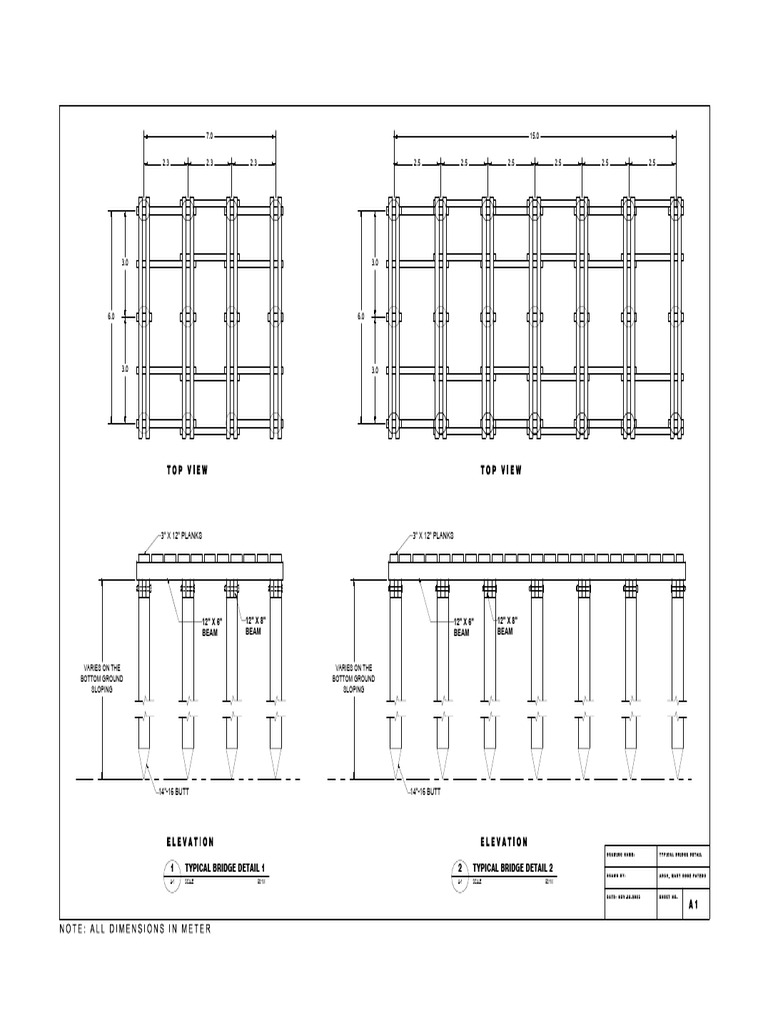 TYPICAL BRIDGE PAGE 1 | PDF | Structural Engineering | Building Engineering