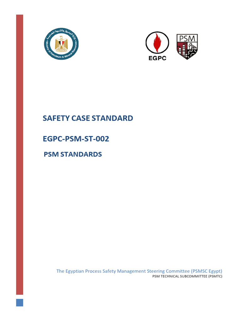 EGPC PSM ST 002 Safety Case Standard | PDF | Safety | Hazards