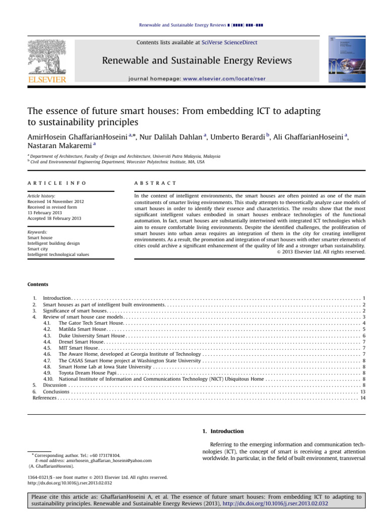 Essence of Future Smart Houses From Embe | PDF | Home Automation ...