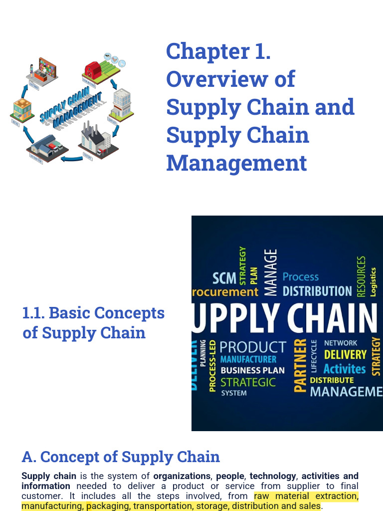 Supply Chain Management Overview | PDF | Lean Manufacturing | Supply Chain