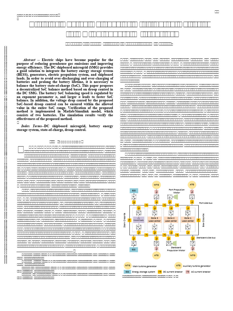 Ref3 State of Charge Balance of Distributed Batteries in DC Shipboard Microgrids | PDF | Direct ...