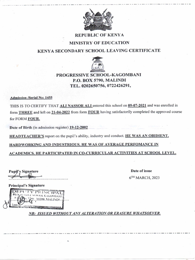 Leaving Certificate For Seniors – JHIMHN