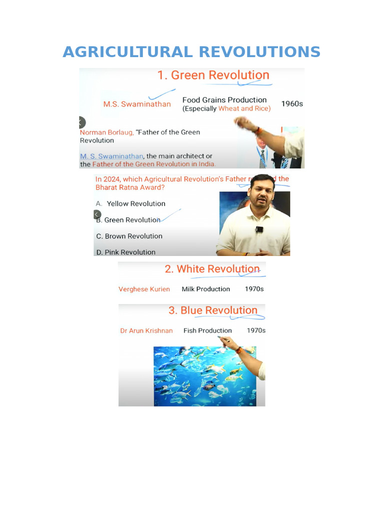 Agricultural Revolutions | PDF