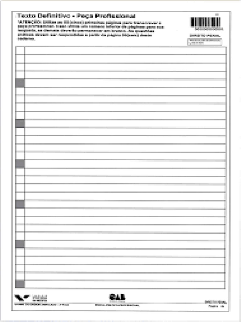 Folha_Padrao_FGV_OAB | PDF