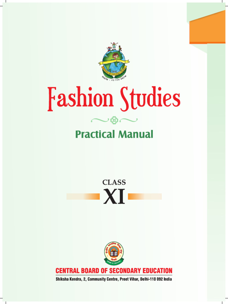 5 Fashion Studies Practical | PDF