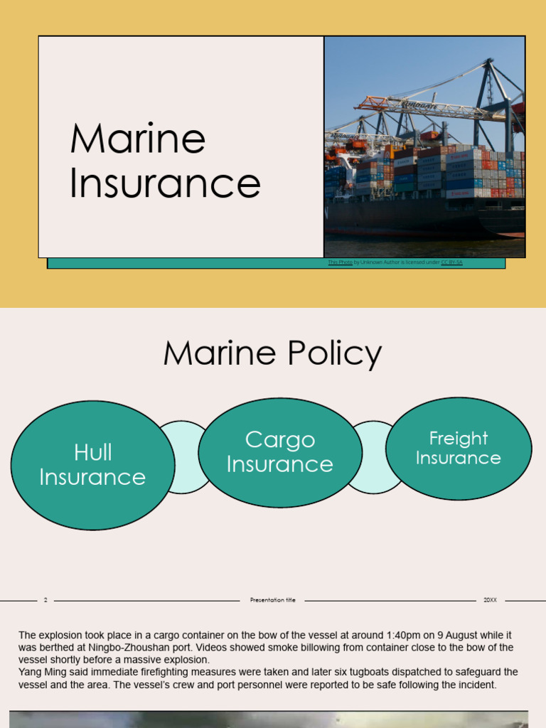 Marine Insurance | PDF | Water Transport | Shipping