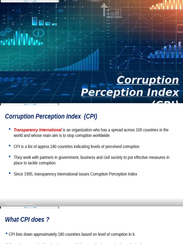 Corruption Perception Index | PDF