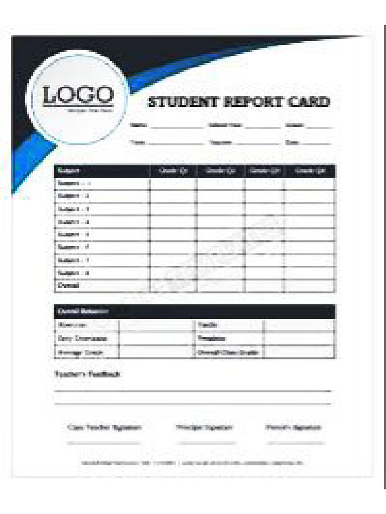 Student Report Card | PDF