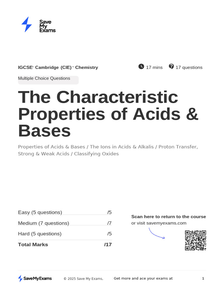 7-1-the-characteristic-properties-of-acids-and-bases-9dh3cnVQjHX8dd2n | PDF | Acid | Ph