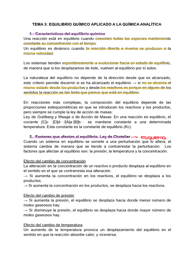 Tema 3 - Equilibrio Quãmico Aplicado A La Quãmica Analãtica | PDF | Valoración | Química