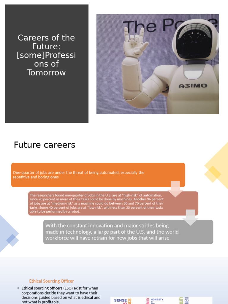Careers of The Future | PDF | Artificial Intelligence | Intelligence ...
