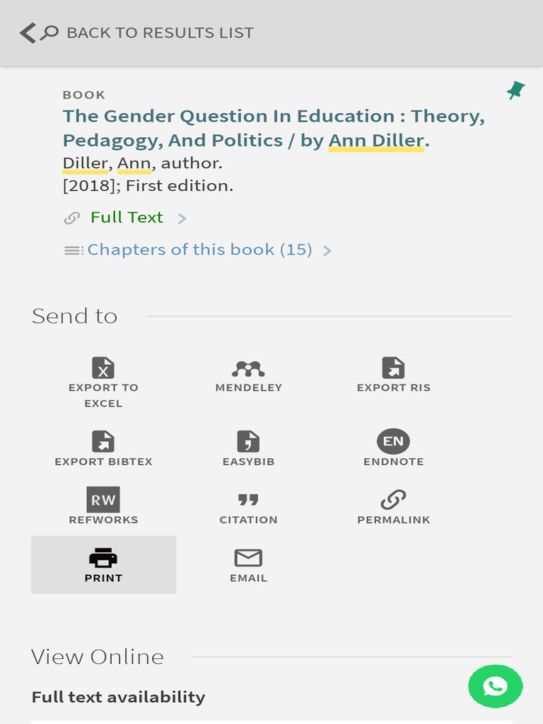The Gender Question in Education Theory, Pedagogy, and Politics by Ann ...