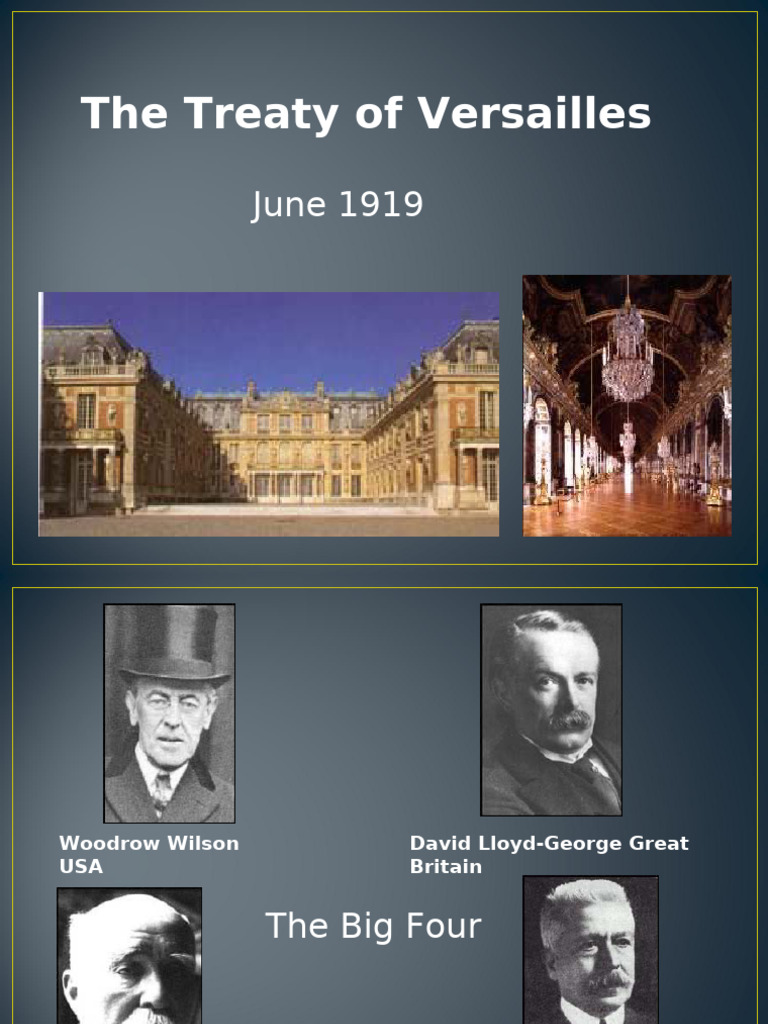 Treaty of Versailles | PDF | Treaty Of Versailles | German Empire