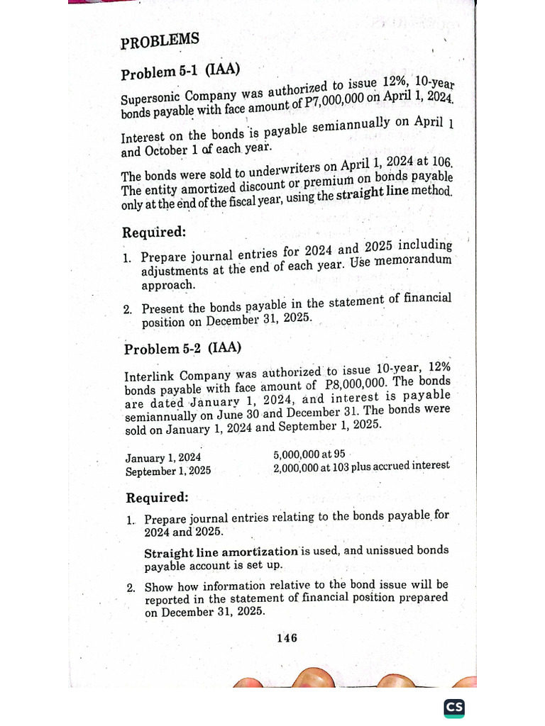 Chapter 5 Bonds Payable | PDF