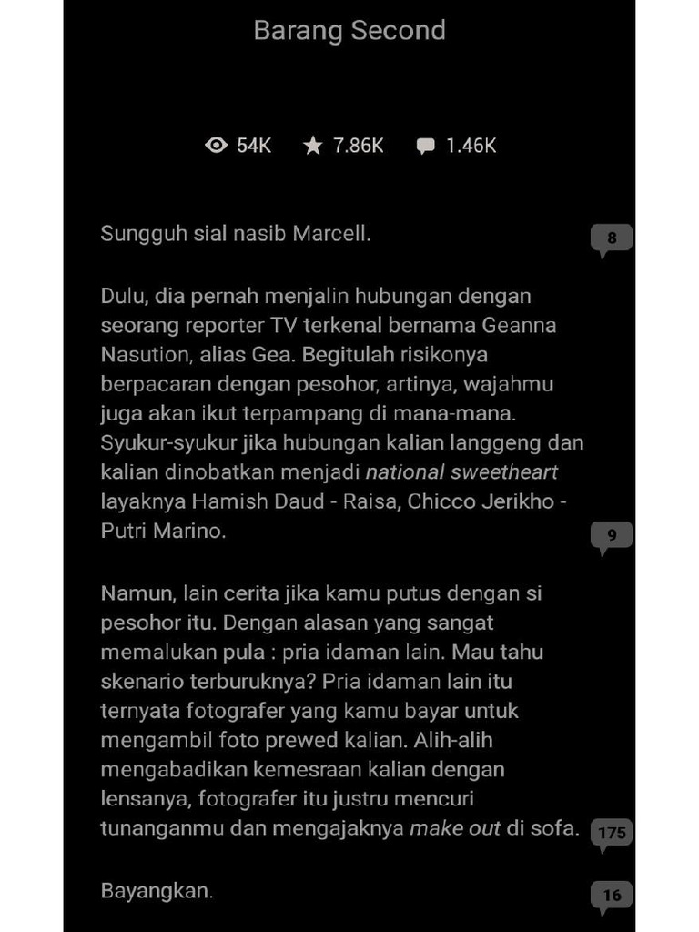 Barang Second | PDF