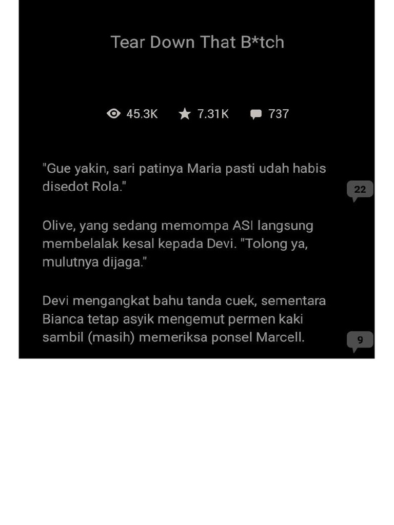 Tear Down That Bitch | PDF