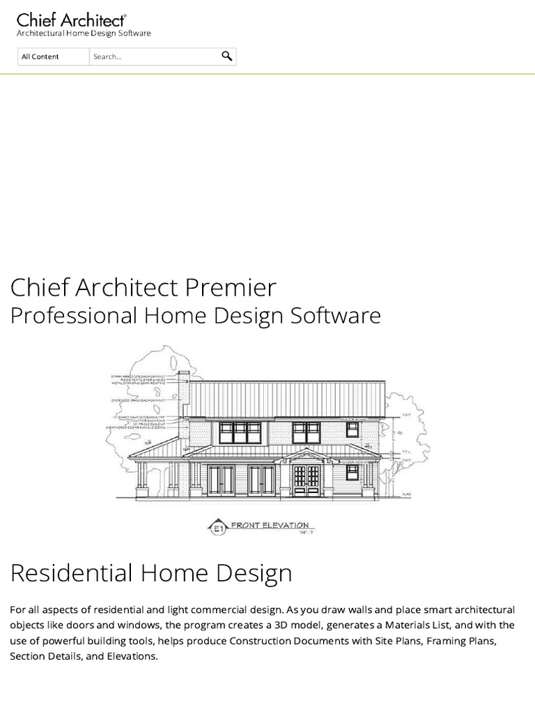Chief Architect Premier - Chief Architect SWQWQW | PDF | 3 D Computer ...