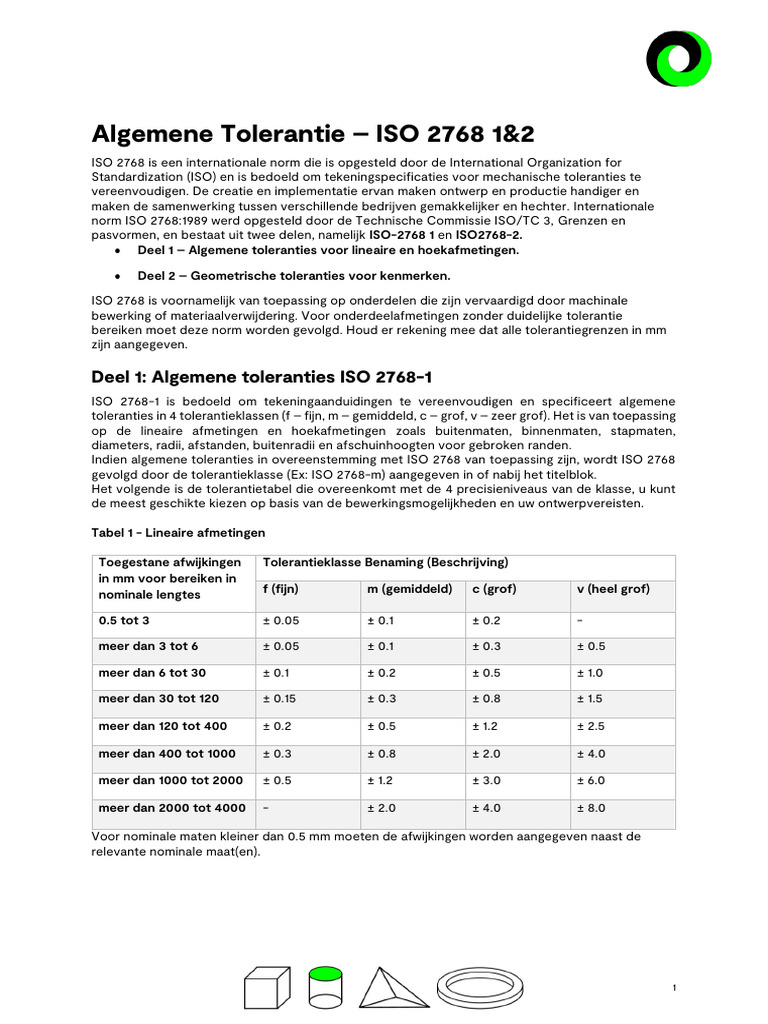 Iso 2768 Normblad Rodin Machining | PDF
