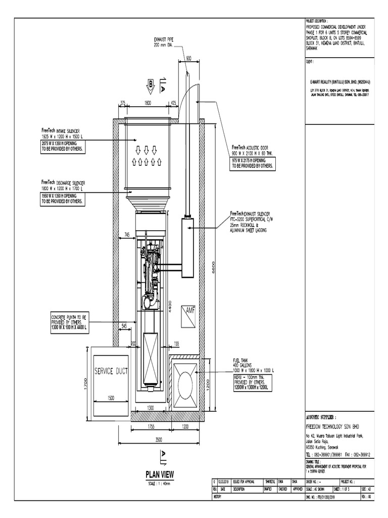 Emart Reality Bintulu 1 X 550kVA (v5) | PDF