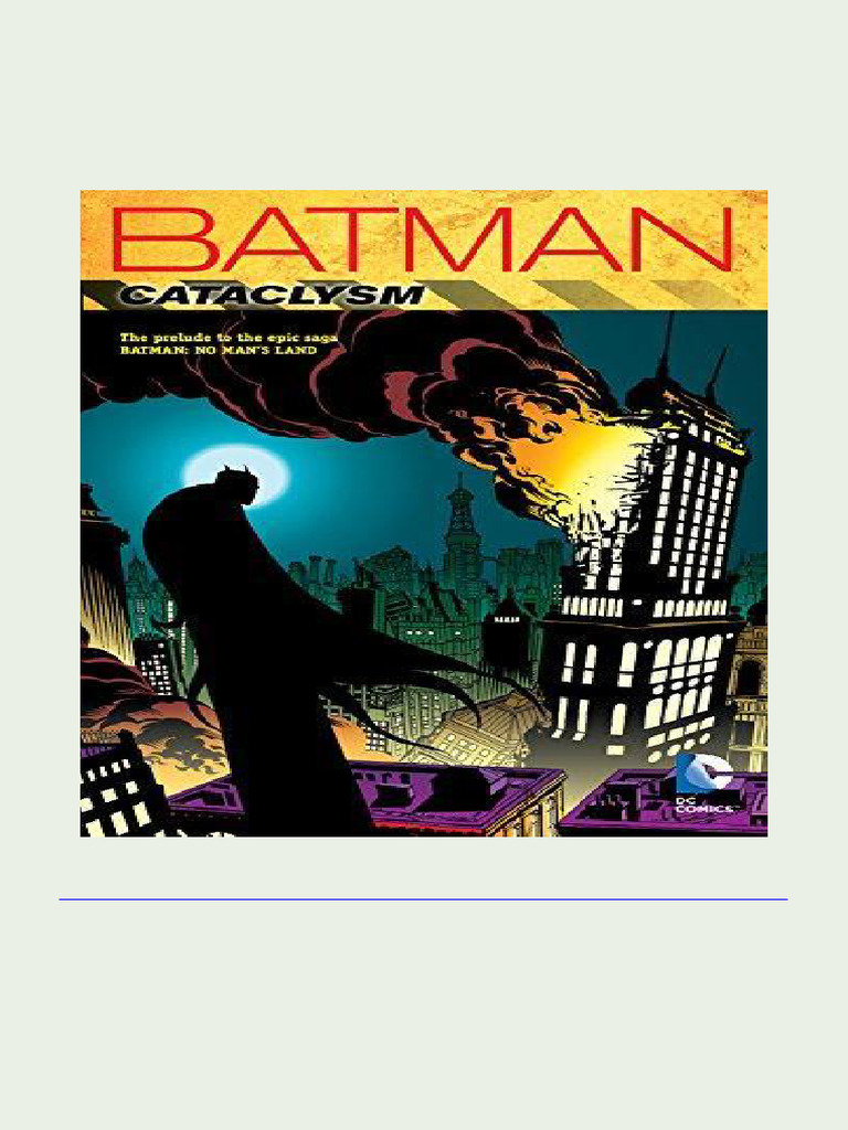 Batman Cataclysm New Edition Batman 1940-2011 Ebook and TestBank Bundle ...