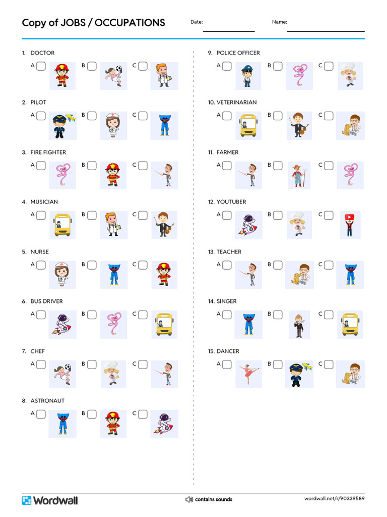 List of Various Occupations | PDF