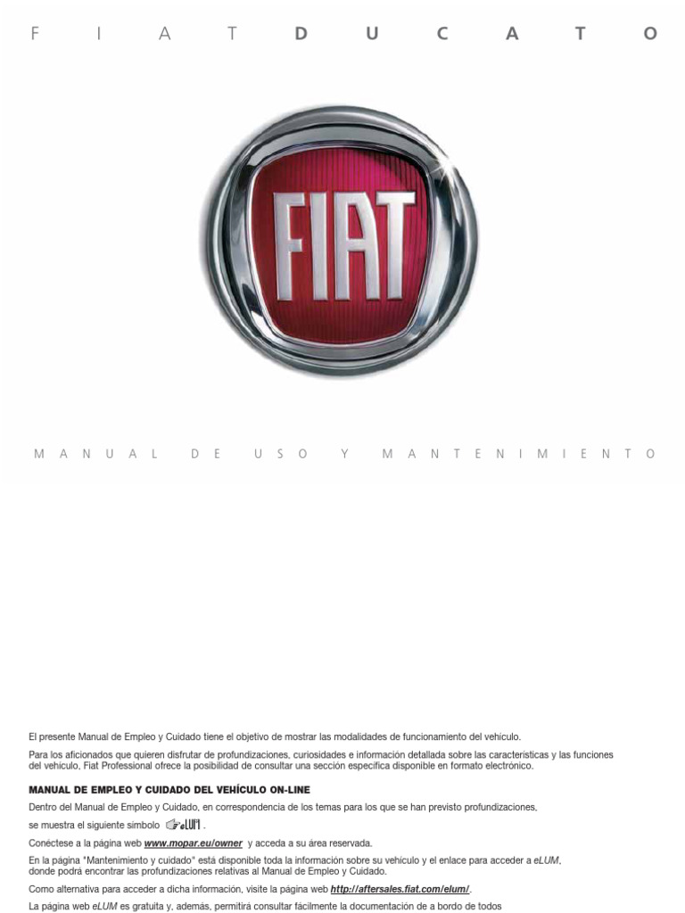 Libro Mantenimiento Ducato | PDF | Transmisión automática | Embrague