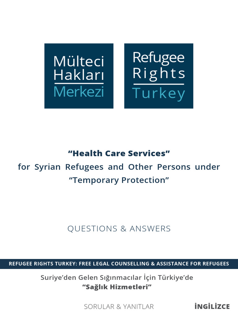 Free Healthcare for Syrian Refugees in Turkey | PDF | Health Care ...