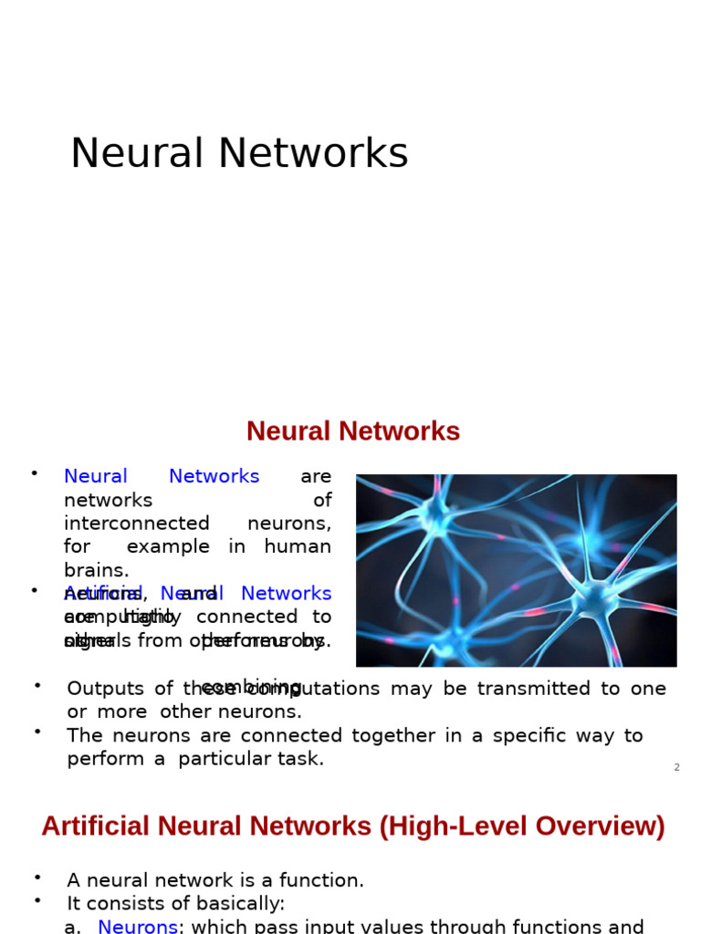 Neural-Network(Basics) | PDF | Neuron | Mean Squared Error