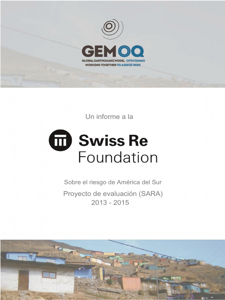 SARA Final Report - Exec Summary | PDF | Riesgo | Resiliencia climática
