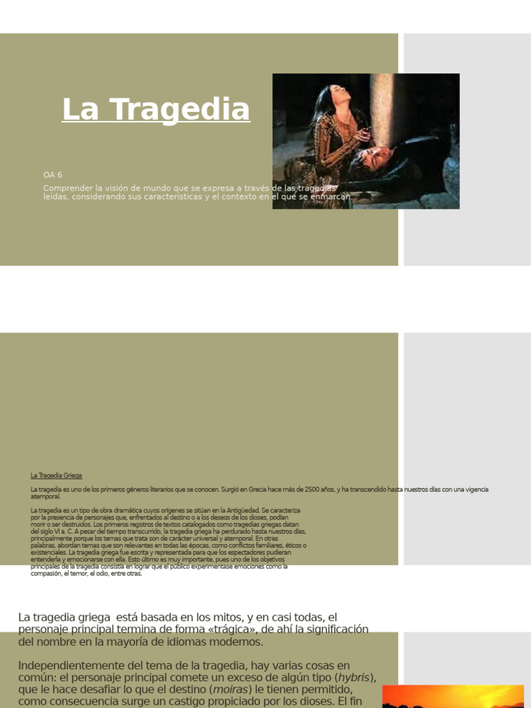 Fin último de la tragedia: catarsis | PDF | Esquilo | Tragedia