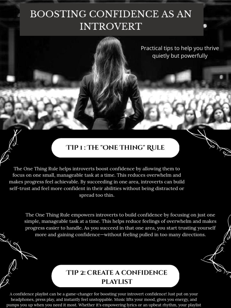 Boosting Confidence as an Introvert | PDF | Extraversion And Introversion | Mood (Psychology)