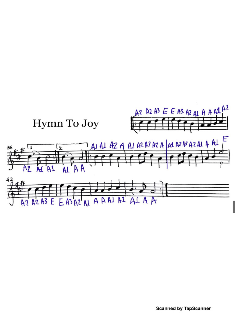 Hymn To Joy | PDF