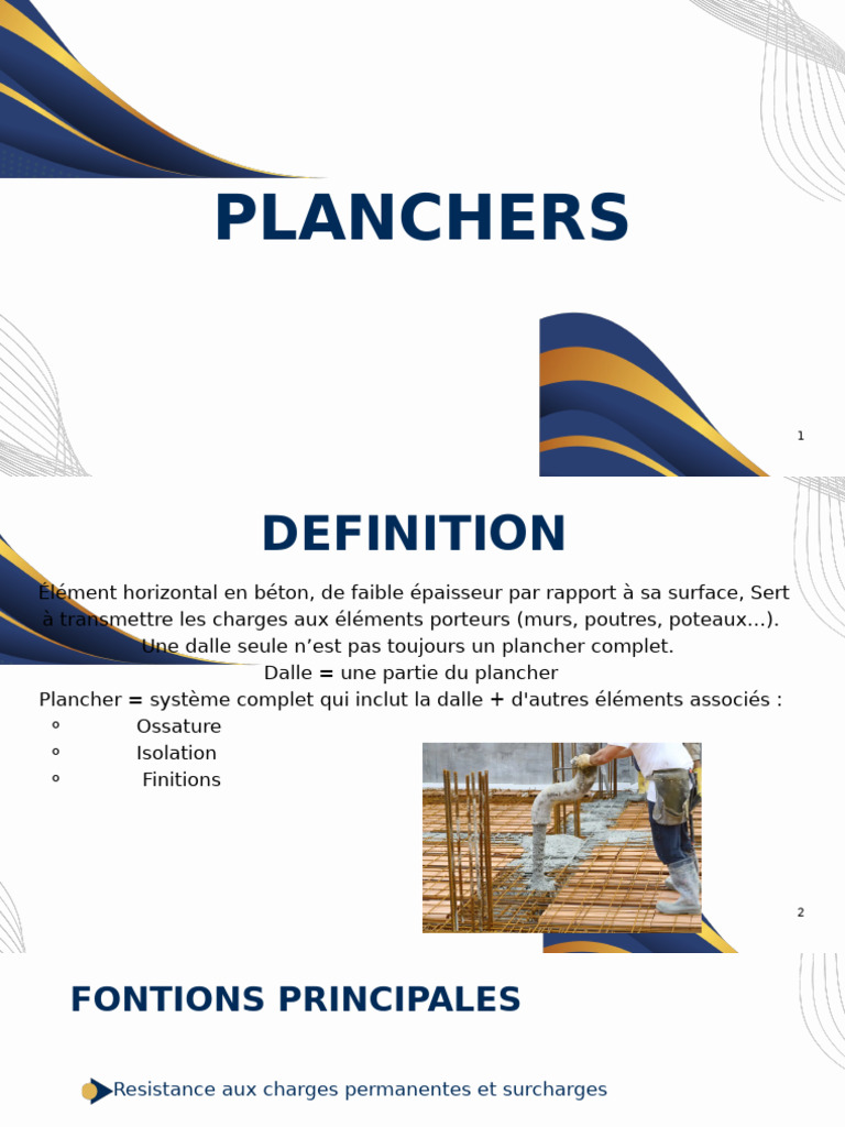 1 PLANCHER | PDF | Béton | Technologie du bâtiment