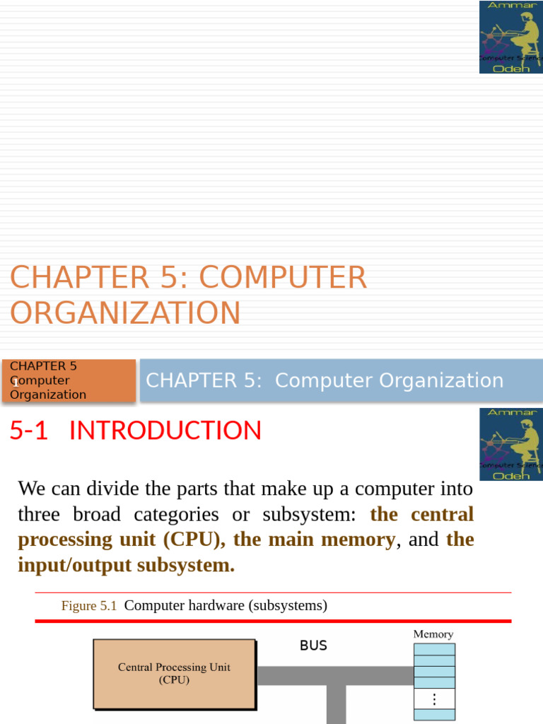 Chapter 5 Computer Organization (1) | PDF | Computer Data Storage | Random Access Memory