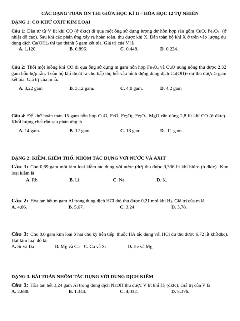 Dang Toan Thi Gi A HKII | PDF