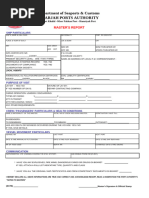 Ullage Report for Cargo Loading | PDF | Freight Transport