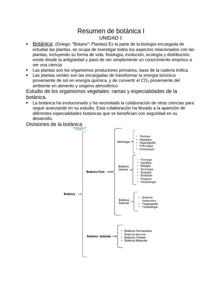 Introducción a la Botánica y Taxonomía | PDF | Hoja | Biología Celular)