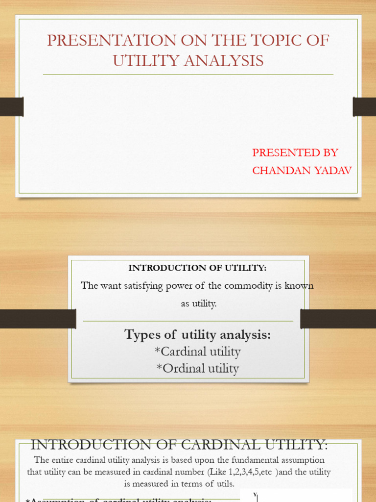 Economics 1stpresentation | PDF | Utility | Consumer Behaviour