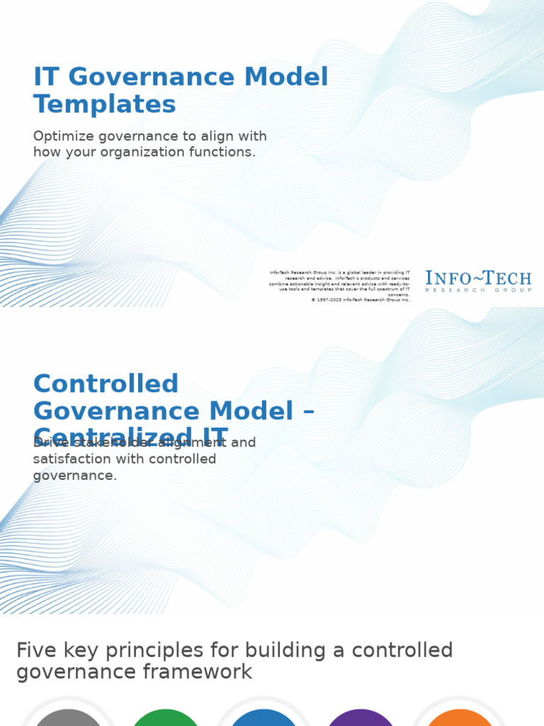 IT Governance Model Templates Guide | PDF | Governance | Enterprise ...