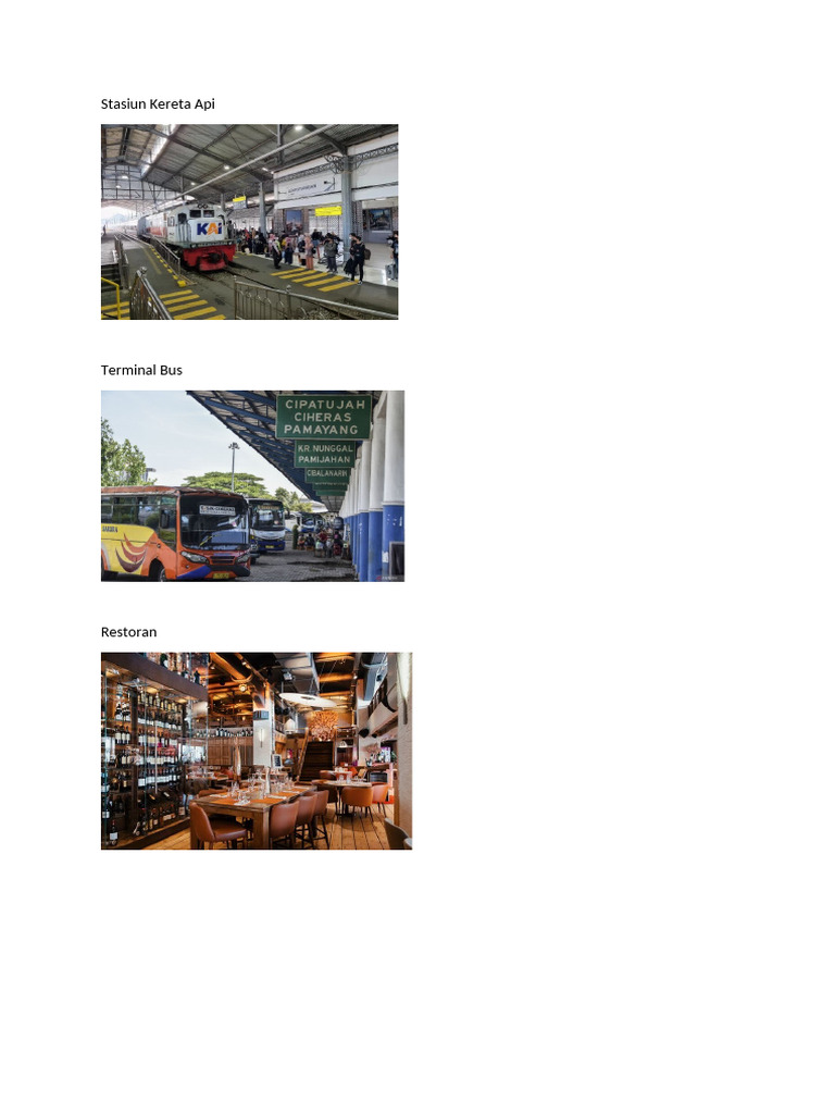 Stasiun Kereta Api | PDF