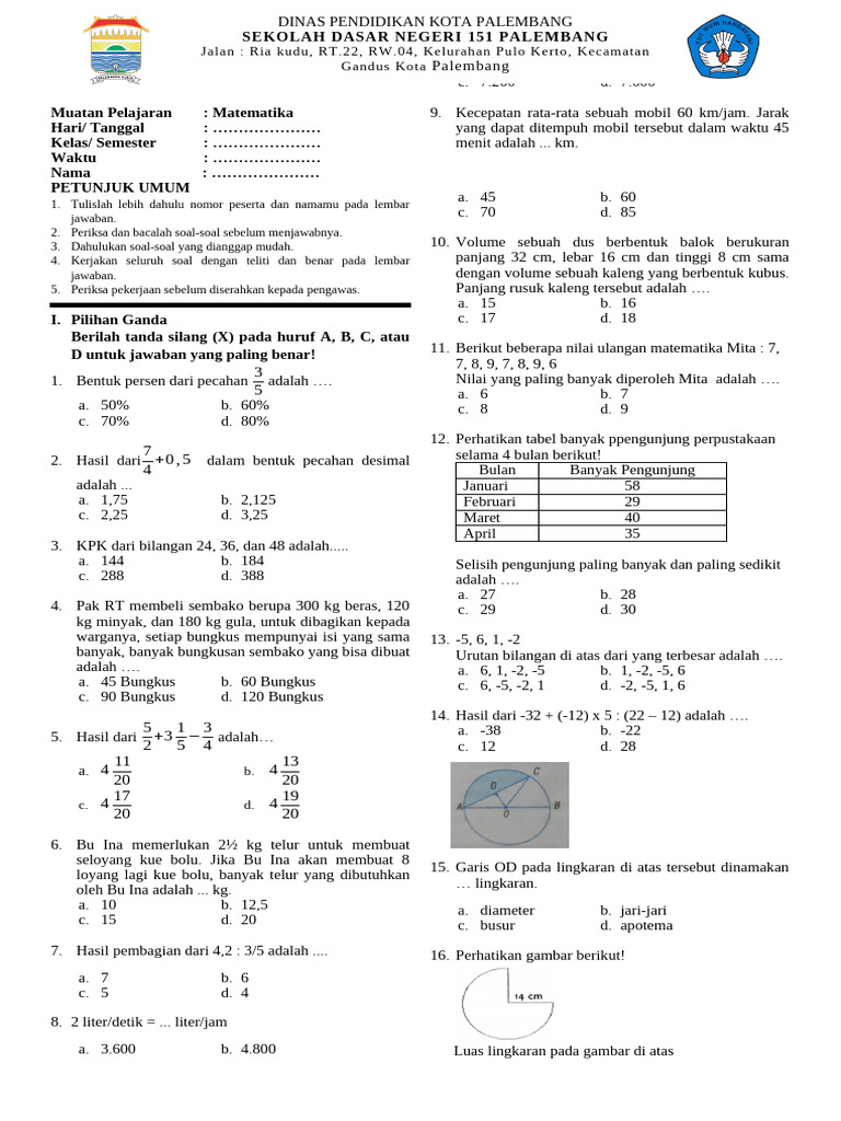 Soal Usp Matematika | PDF