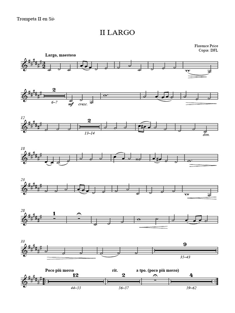14 Trompeta 2 en Si Bemol | PDF | Musical Forms | Elements Of Music