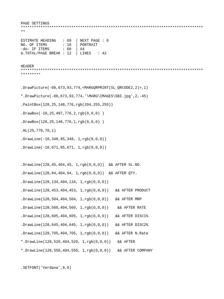 Estimate Format With QR Code | PDF
