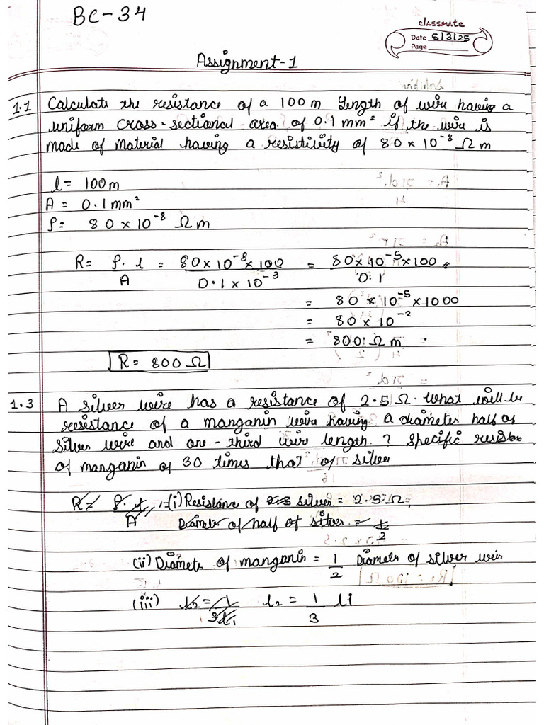 BEE Assignment | PDF