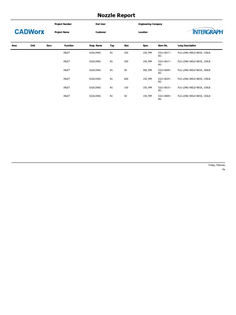 Nozzle Report | PDF
