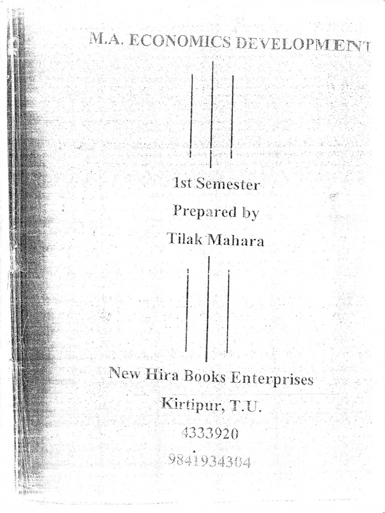 Economics Development | PDF