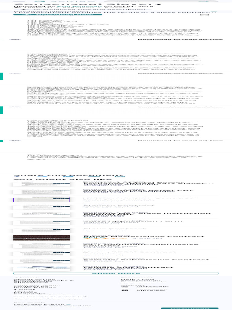 Consensual Slavery PDF Punishments Slavery | PDF | Slavery | Punishments