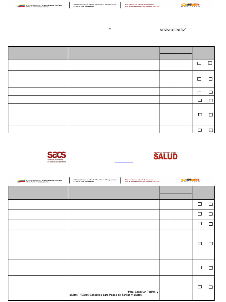 1 Recaudos Solic Conformidad EstablecProyectos Nuevos en Funcionamiento | PDF | Farmacia